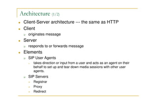 Introduction to SIP(Session Initiation Protocol) | PDF