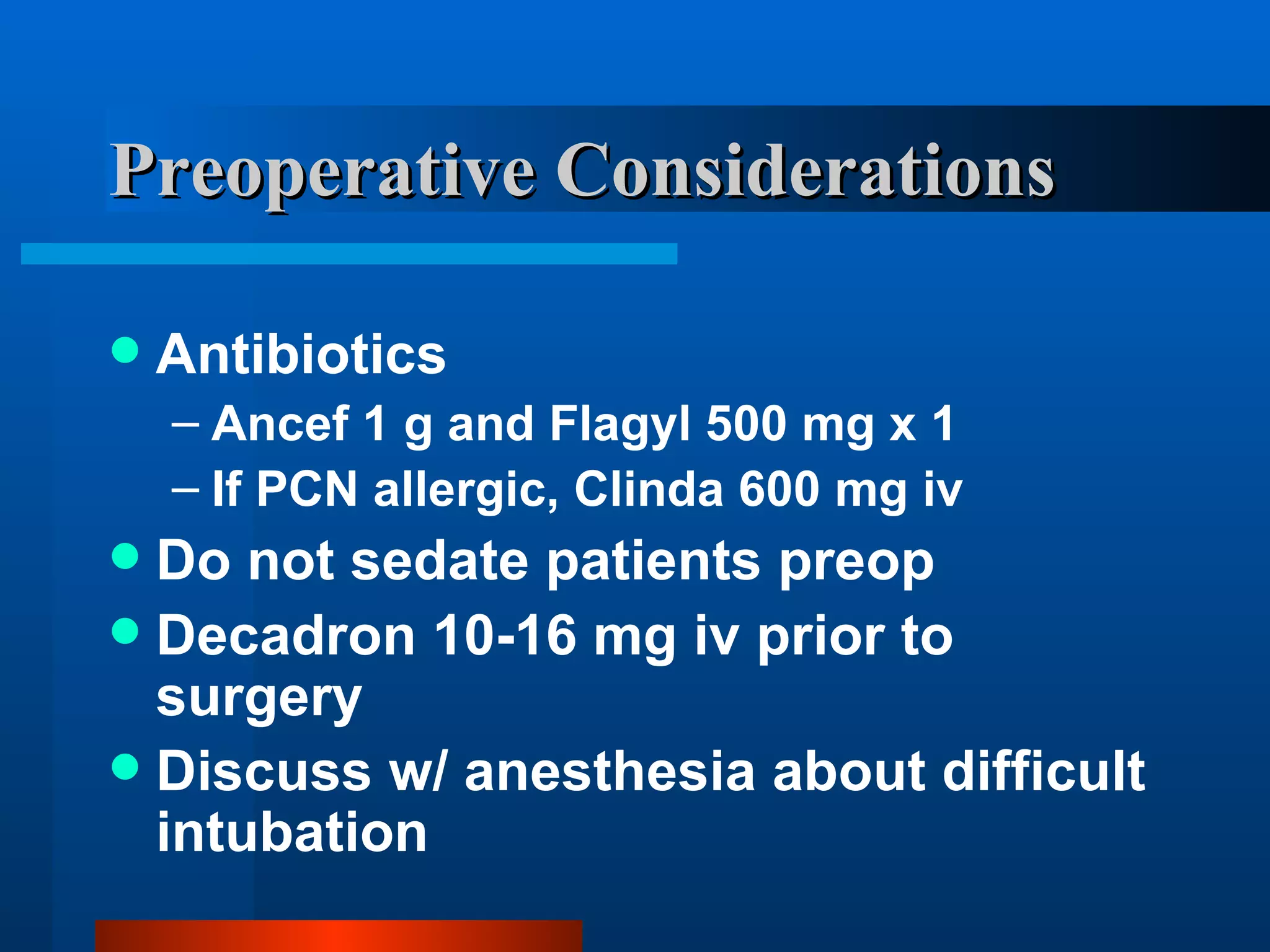 Preop Assessment Periop Management | PPT