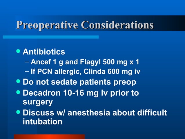 Preop Assessment Periop Management | PPT