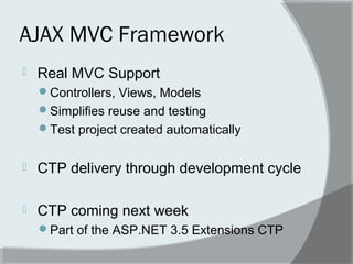 Visual Studio 2008 and .NET 3.5 Overview | PPT