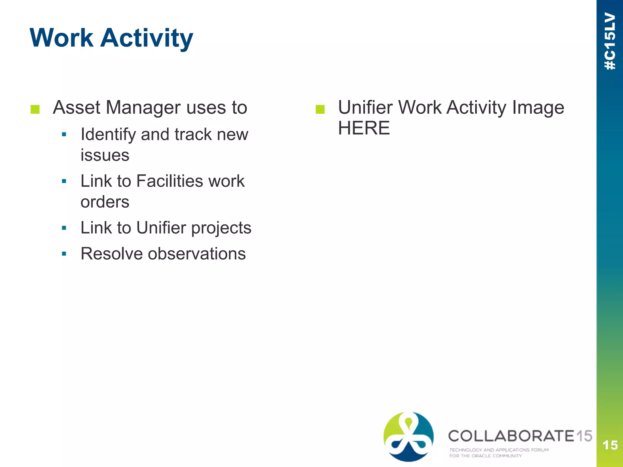 Asset Management Using Unifier's Configurable Manager | PDF