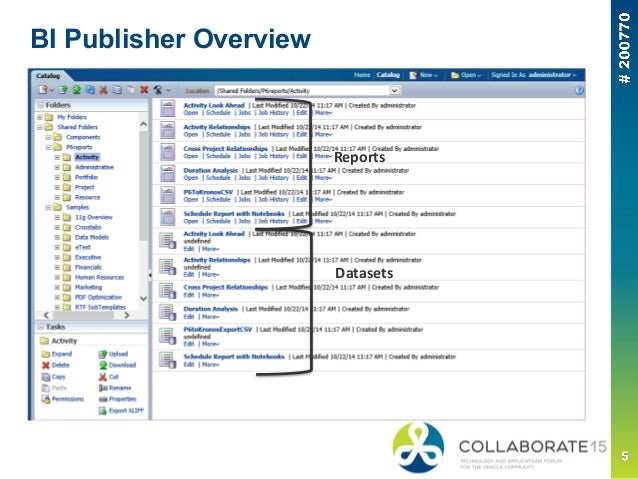 Building BI Publisher Reports using Templates