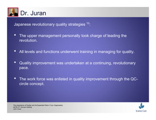 Importance of Quality | PDF