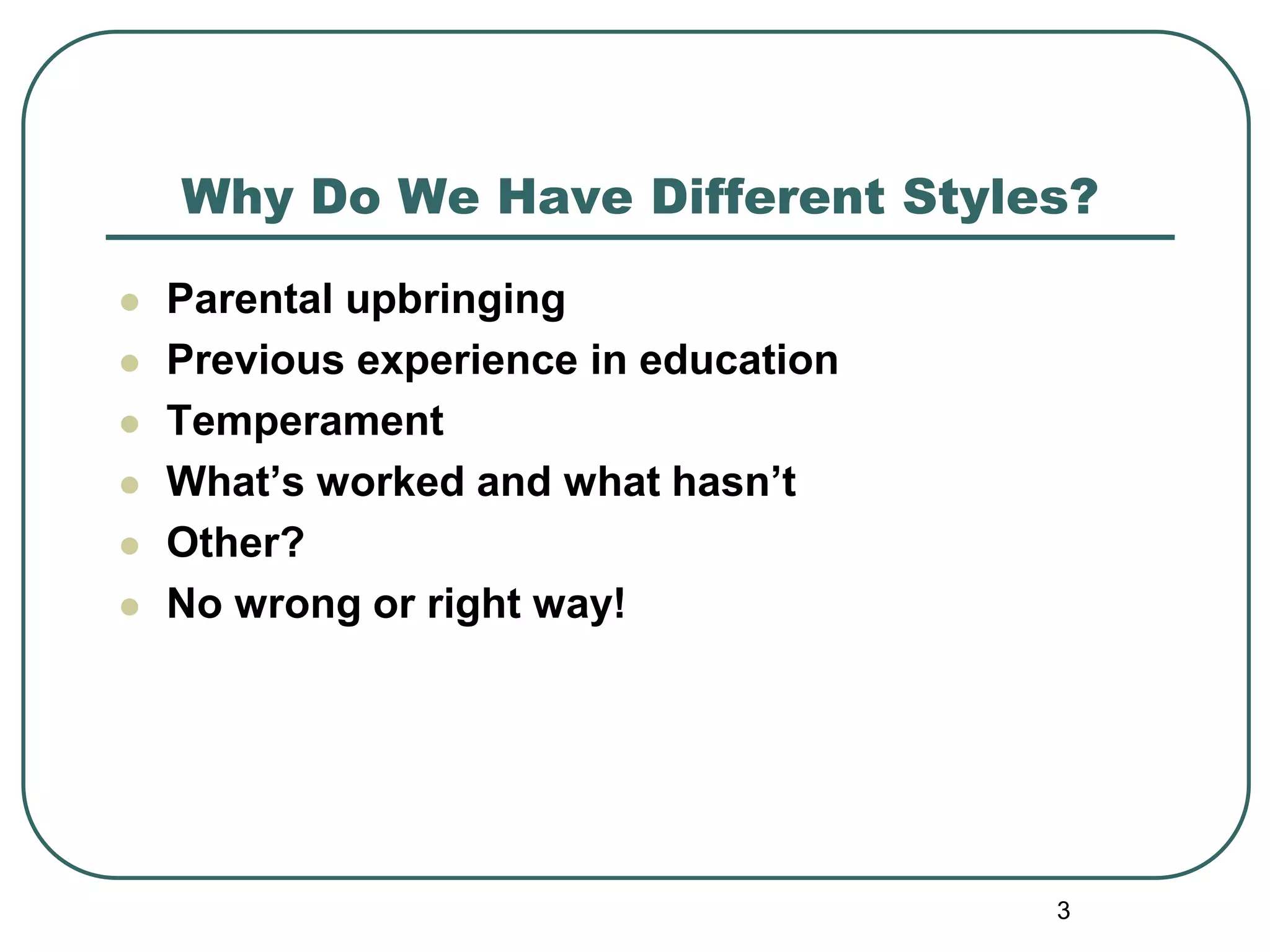 2007 Accommodating Learning Styles In International Bridging Education ...