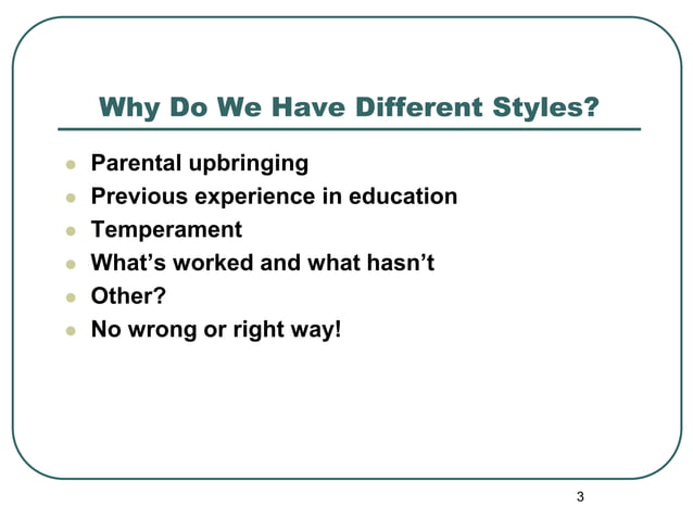 2007 Accommodating Learning Styles In International Bridging Education ...