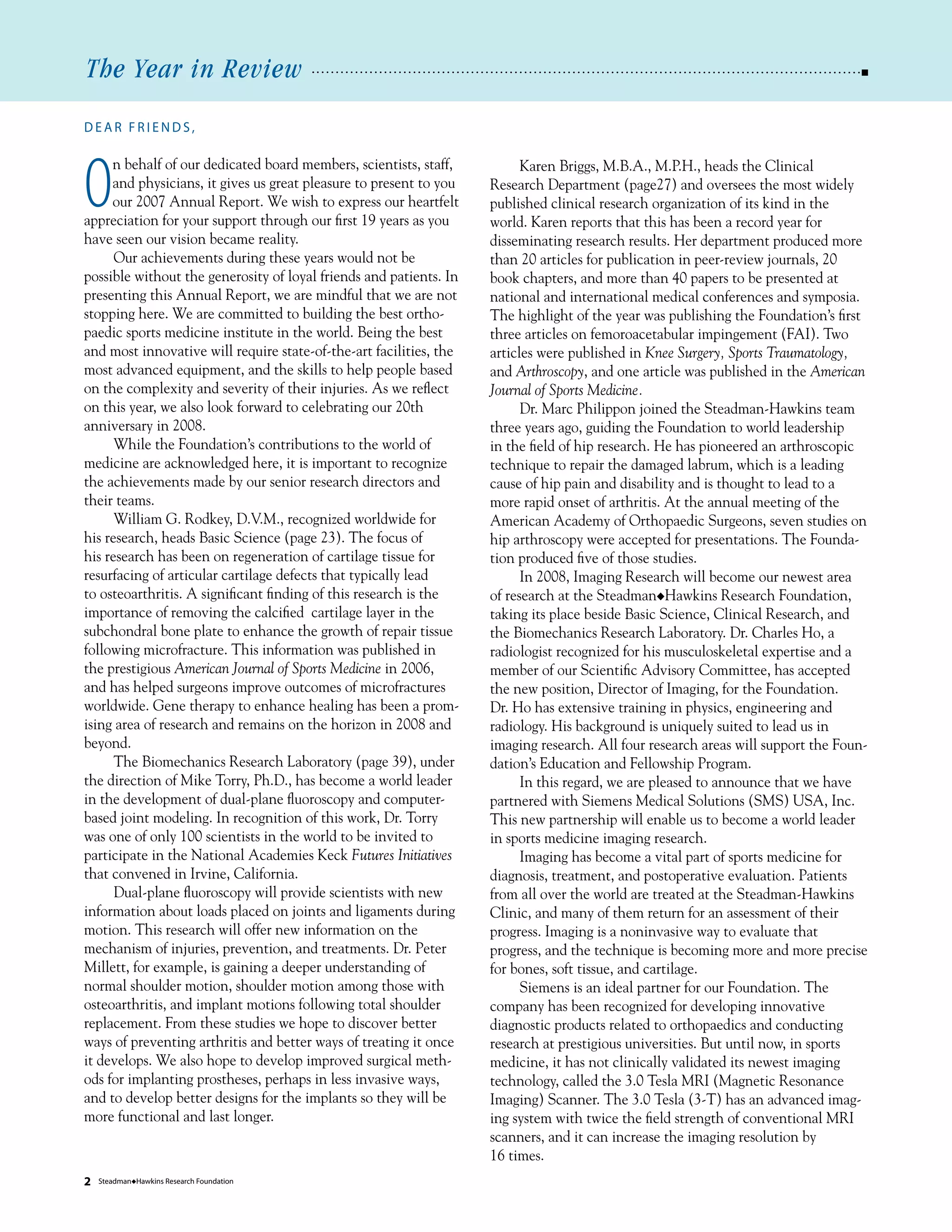 Femoroacetabular Impingement | Knee Microfracture | Patient Outcomes ...