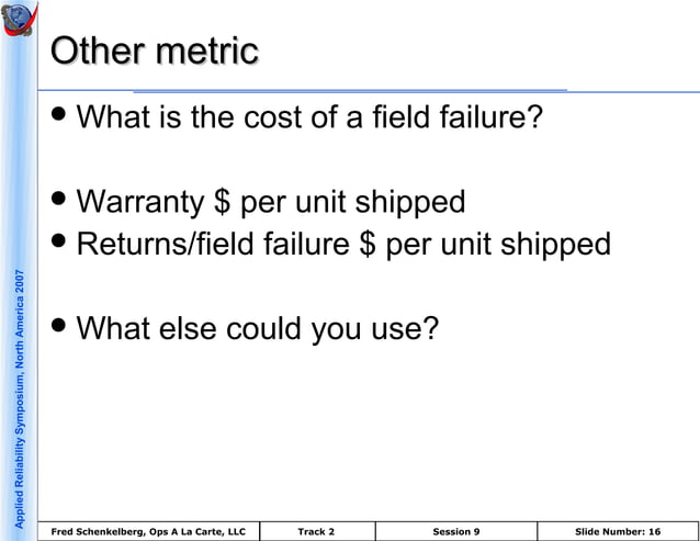 Trapped by MTBF | PPT