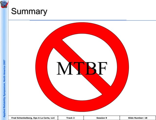 Trapped by MTBF | PPT