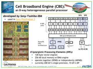 Roadrunner: Heterogeneous Petascale Computing for Predictive Simulation ...