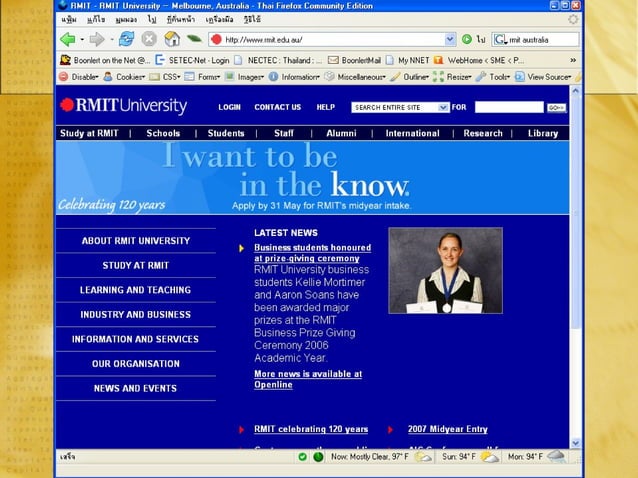 Educational Tech at RMIT University, Australia | PPT