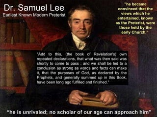 "The (New) History of Full Preterism" (Part Two) - Powerpoint ...