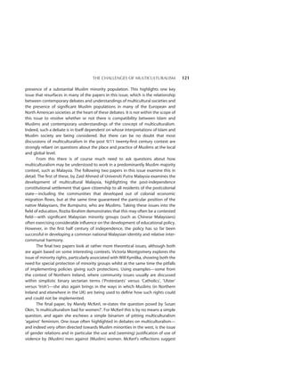 Malory Nye The challenges of multiculturalism 2007 | PDF