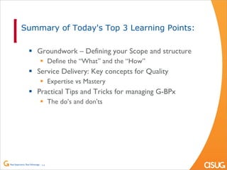 Managing a Global Business Process Expert Team (BPx) | PPT