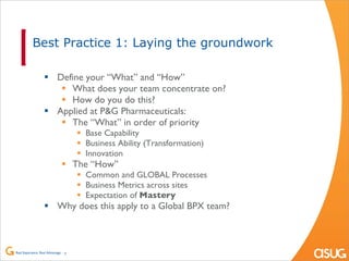Managing a Global Business Process Expert Team (BPx) | PPT