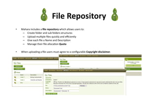 Mahara: An overview of the ePortfolio application | PDF