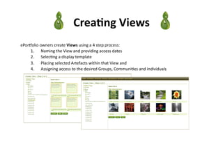 Mahara: An overview of the ePortfolio application | PDF