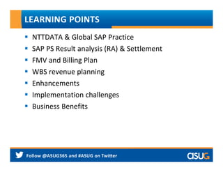2007 how to use sap project system for revenue recognition in ...