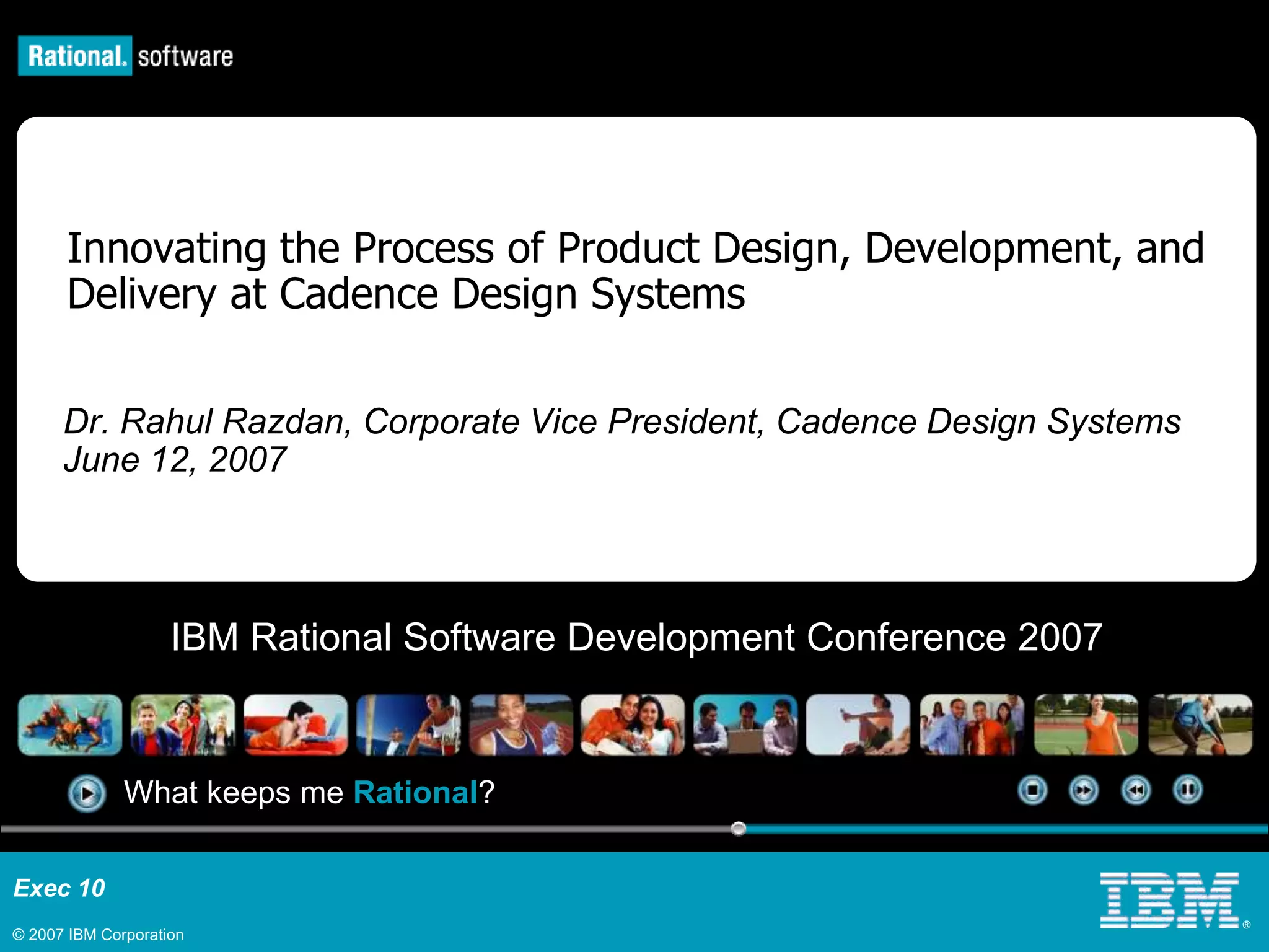 Innovating the Software Development Process at Cadence Design Systems | PPT