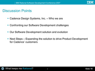 Innovating the Software Development Process at Cadence Design Systems | PPT