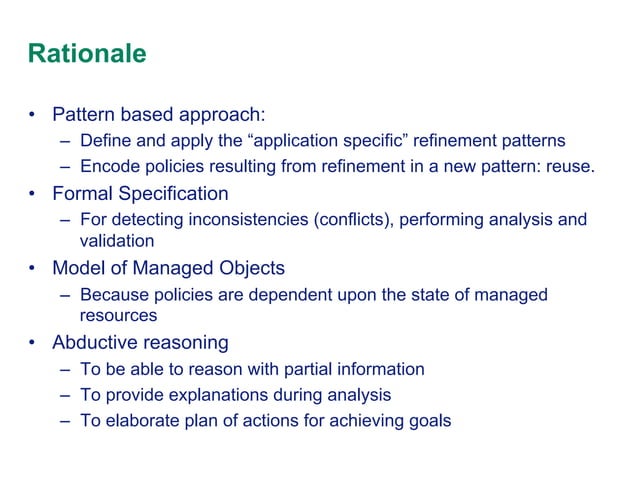 Goal Decomposition and Abductive Reasoning for Policy Analysis and ...