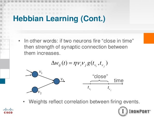 Learning in Networks: were Pavlov and Hebb right?