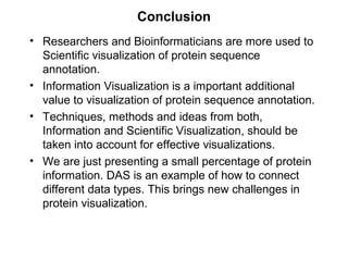 Visualizing protein sequence annotations | PPT | Databases | Computer Software and Applications