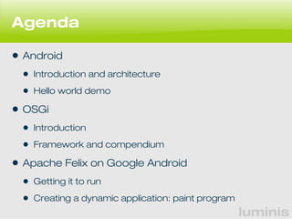 OSGi on Google Android using Apache Felix | PDF