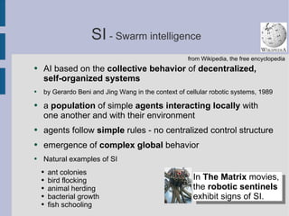 Swarm Intelligence State of the Art | PPT