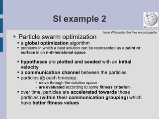 Swarm Intelligence State of the Art | PPT