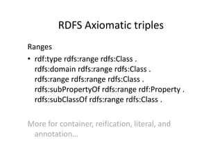 RDF Semantics | PPT