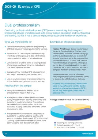 IfL review of CPD 2008-09 | PDF