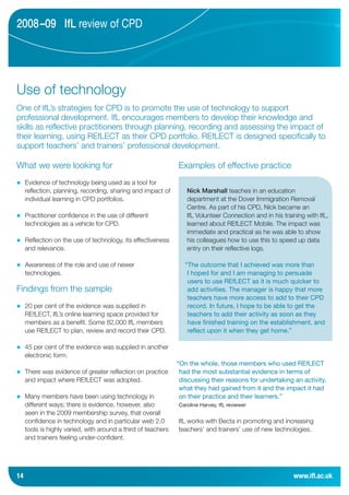 IfL review of CPD 2008-09 | PDF