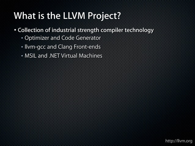 Introduction to the LLVM Compiler System | PDF