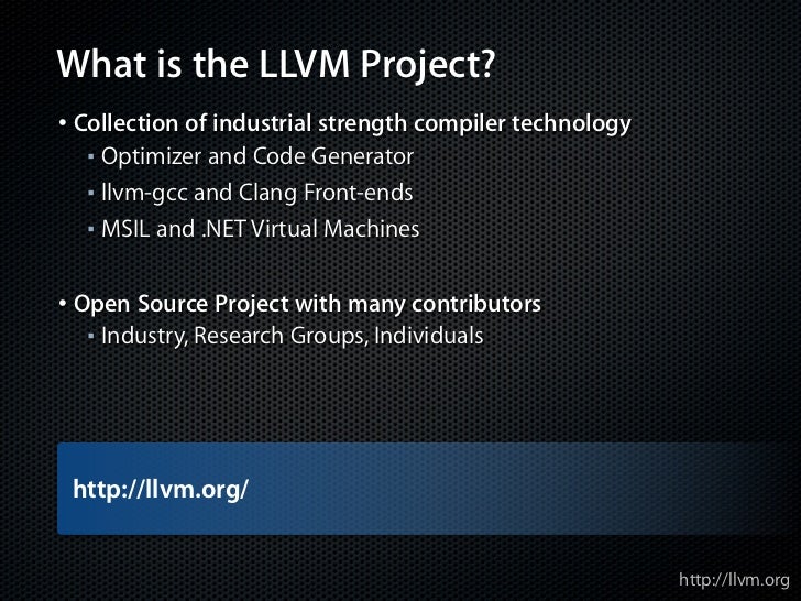 Introduction To The Llvm Compiler System 6373