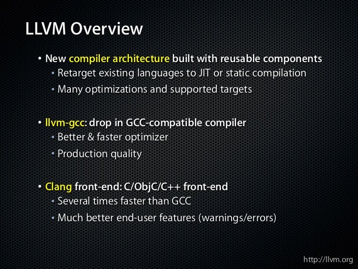 Introduction to the LLVM Compiler System