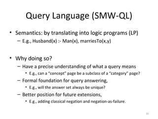 Concept Modeling on Semantic Wiki | PPT