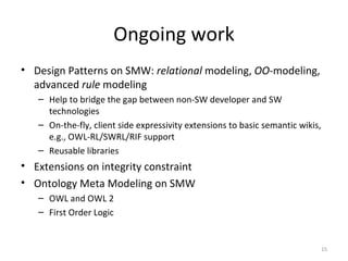 Concept Modeling on Semantic Wiki | PPT