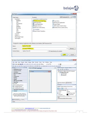 2008.2 pengenalan vb 2008 | PDF