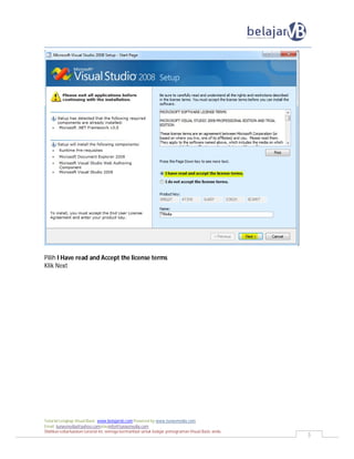 2008.1 cara instal vb 2008 | PDF