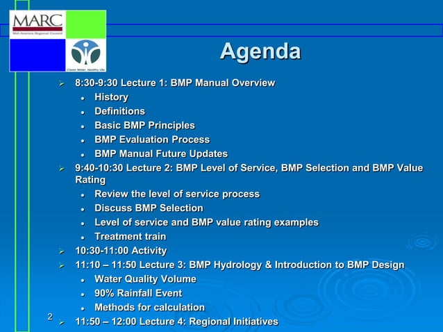 MARC BMP Manual Training Module 1 | PPT