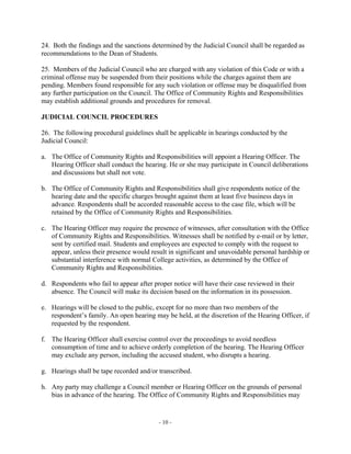 2008-2009 Occidental College Sexual Assault Policy | PDF | College ...