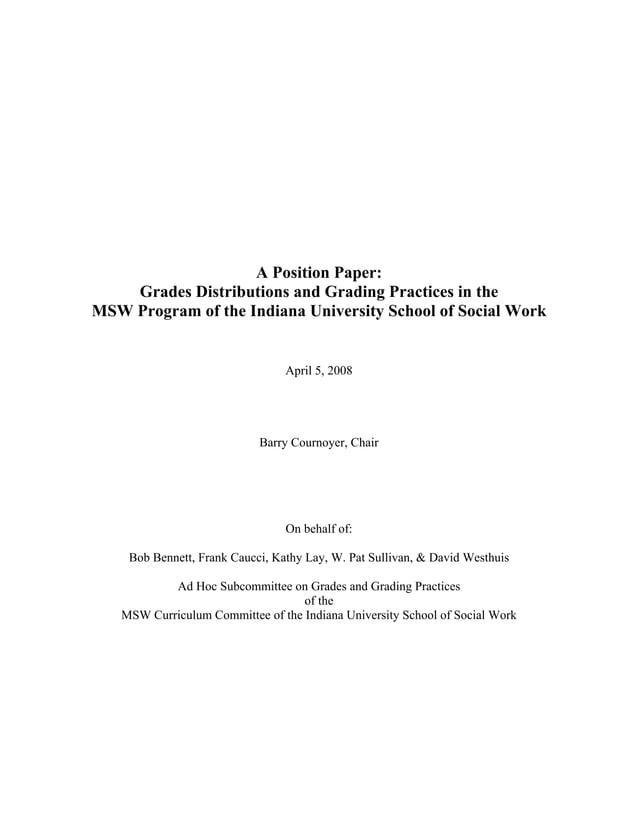 2008 4-25 handout a position-paper_grading | PDF
