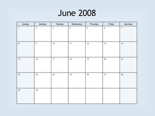2008 Calendar | PPT