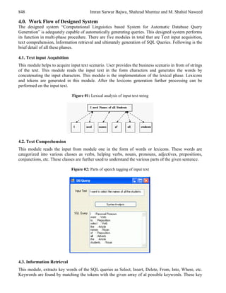 NL Interface for Database - EJSR 20(4) | PDF