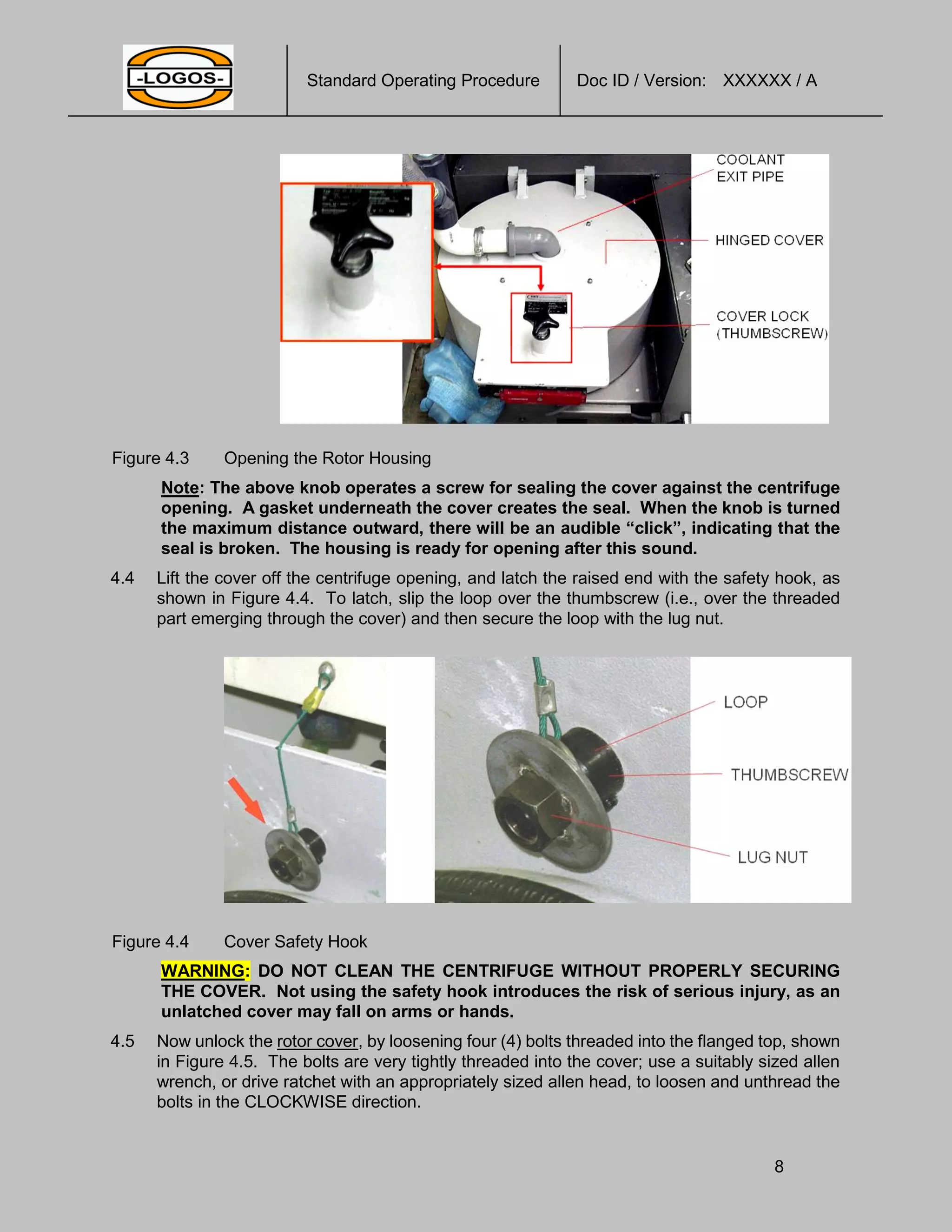 Coolant Centrifuge Cleaning Procedure | PDF