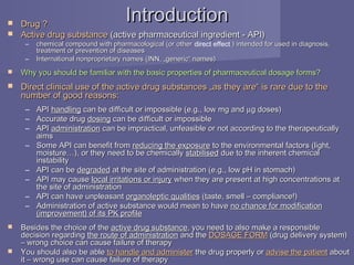 2008 dosage-forms-final | PPT