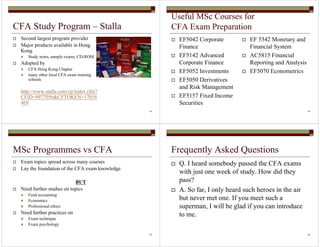 2008 insider's approach for cfa examinations | PPT