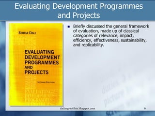 Bibliography for Evaluation of Development Performance | PDF