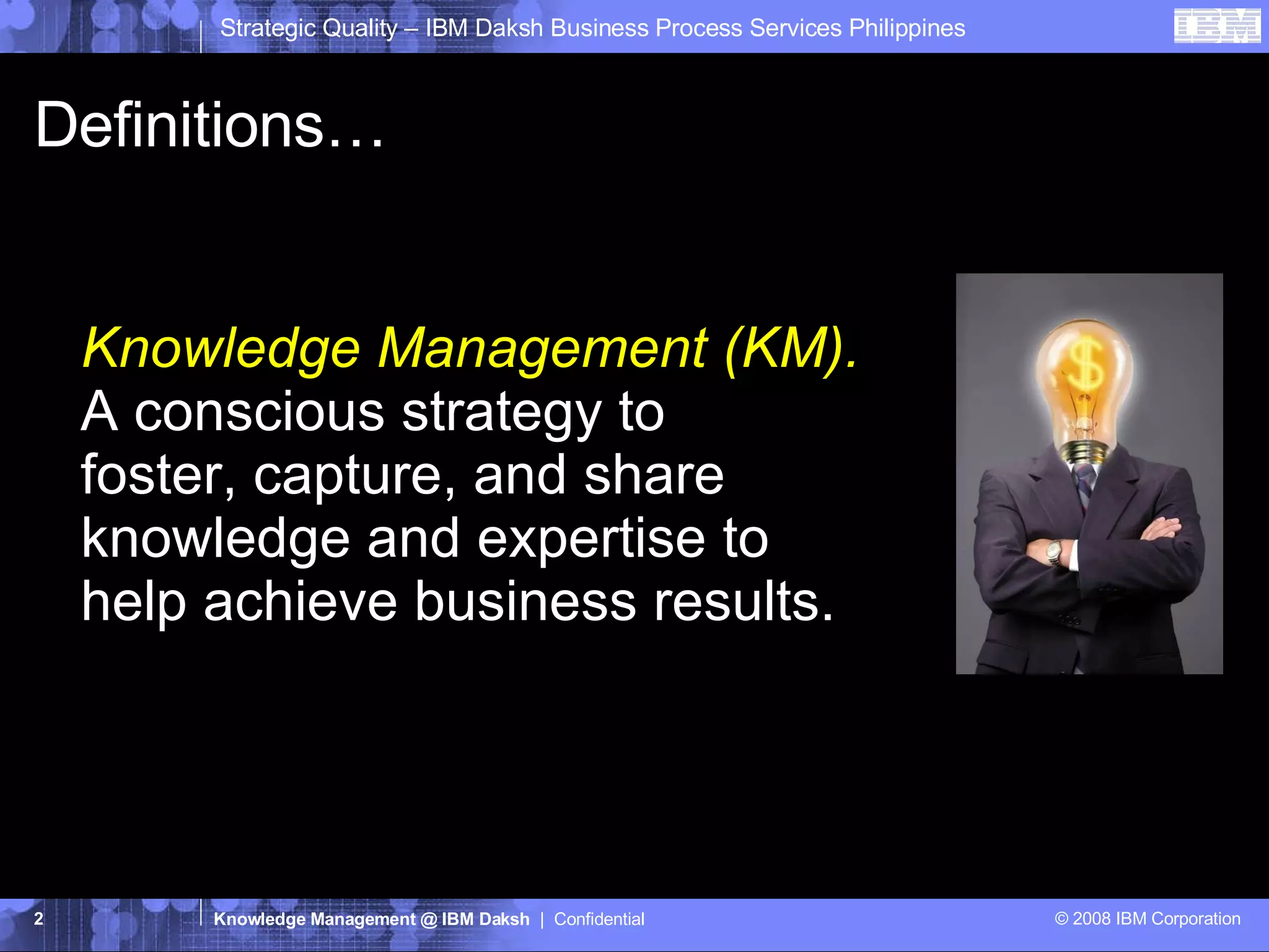 Knowledge Management 101 | PPT