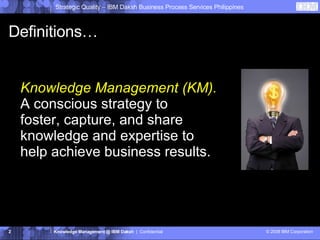 Knowledge Management 101 | PPT